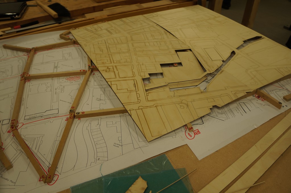 1:500 Master Plan Model, Year 3 BA Architecture | B.15 MODELMAKING WORKSHOP